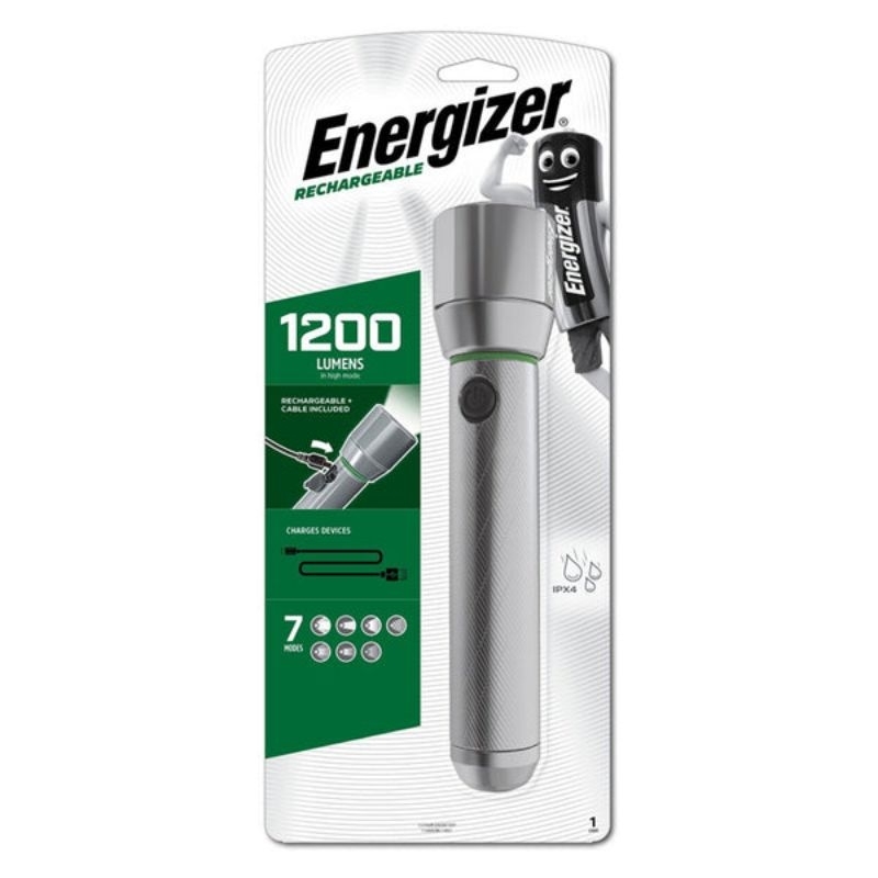 ENERGIZER RECHARGEABLE FLASHLIGHT VISION HD METAL | Shopee Malaysia