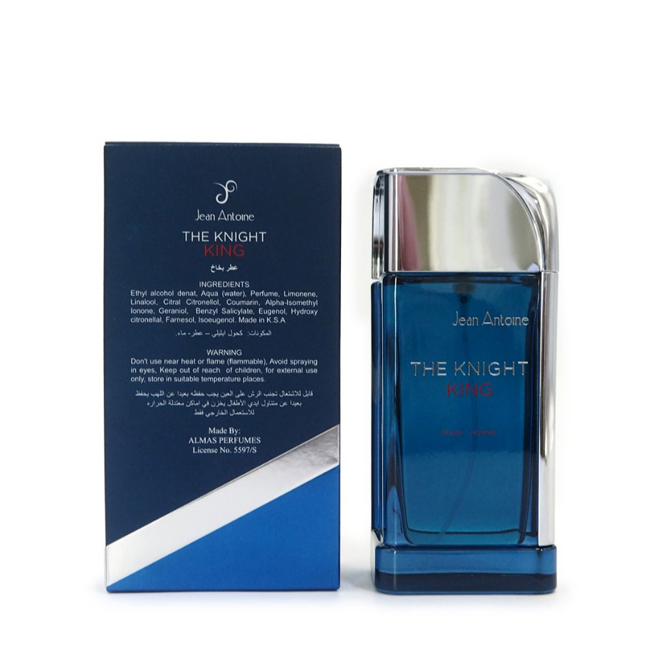 THE KNIGHT KING POUR HOMME 100ML EAU DE PARFUM NATURAL SPRAY BY JEAN ...