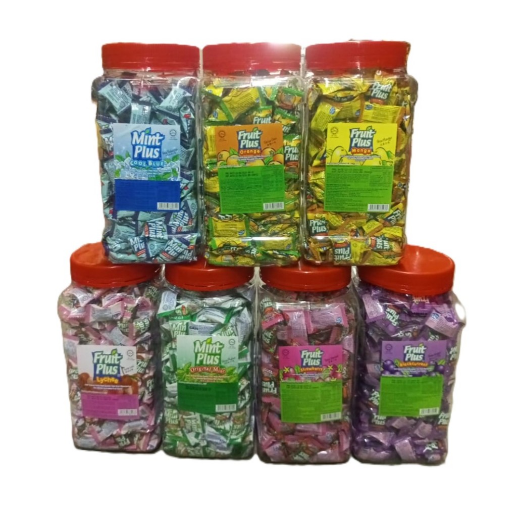 Gula-gula Jenama Fruit Plus 300s/btl | Shopee Malaysia