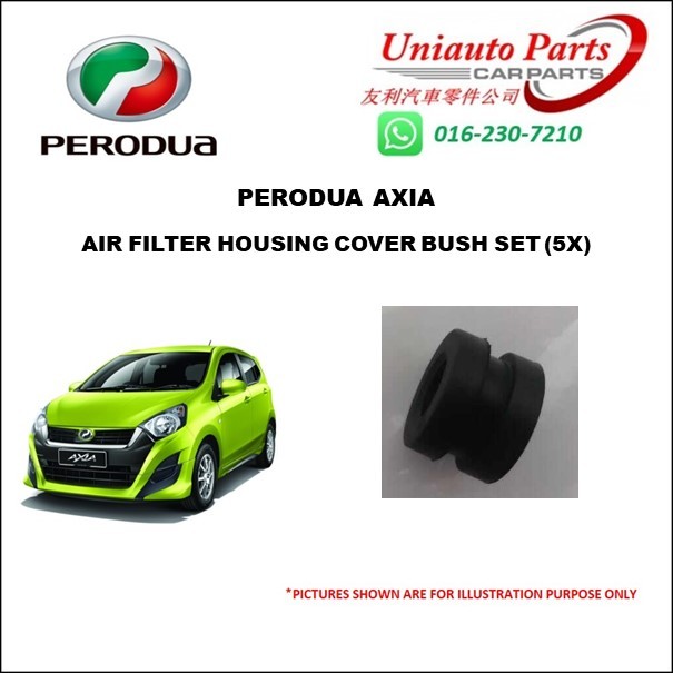 PERODUA AXIA AIR FILTER HOUSING COVER BUSH SET (5X) | Shopee Malaysia
