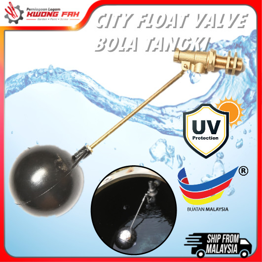 CITY Brass Float Valve / Pelampung Tangki Air (Without Ball) | Shopee ...