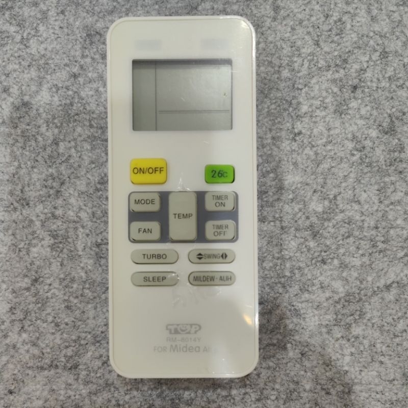 midea aircond remote control air conditioner air conditioning | Shopee ...