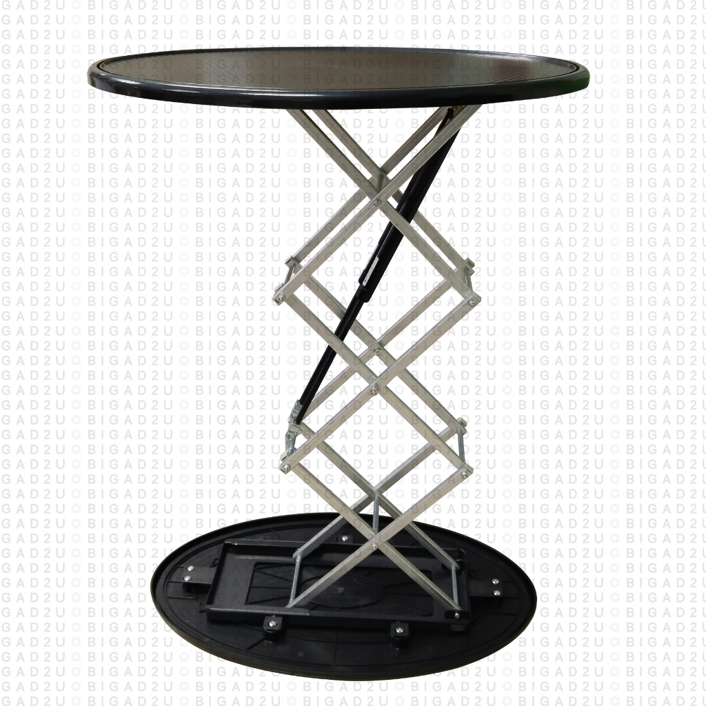 Hydraulic Tension Fabric Pop Up Counter (Oval Shape) for event ...