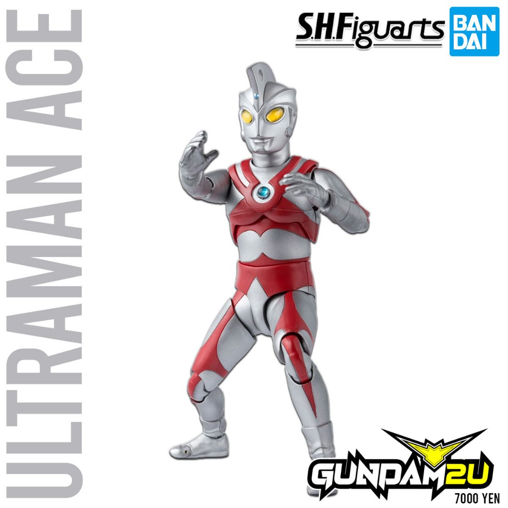 BANDAI SHF Ultraman ACE - S.H.Figuarts Tamashii Nations Showa Ultra ...