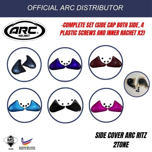 (SPAREPART) SIDE COVER AND GEAR BASE ARC RITZ (2TONE LINEUP- UP ...