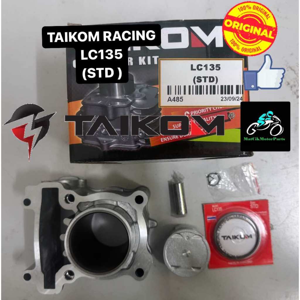 TAIKOM RACING CYLINDER BLOCK YAMAHA FZ150/LC135 STANDARD 54MM/57MM/60MM ...
