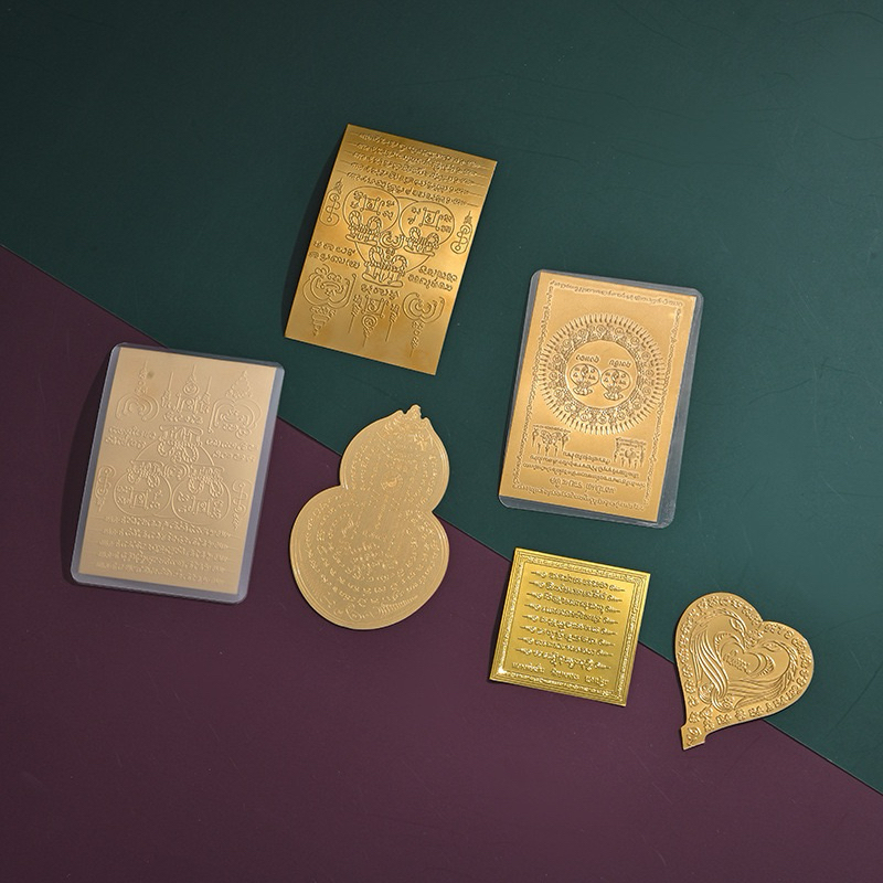 Thai Buddha amulet eight scriptures Thai scripture metal amulet Thai ...
