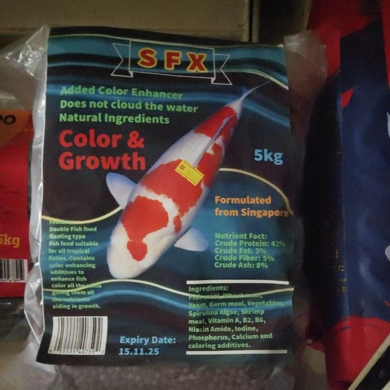 SFX Color & Growth Fish food（ 5kg） | Shopee Malaysia