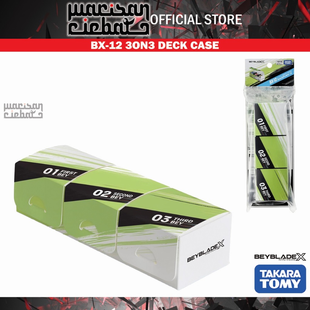 Takara Tomy Beyblade X BX-12 3on3 Deck Case | Shopee Malaysia