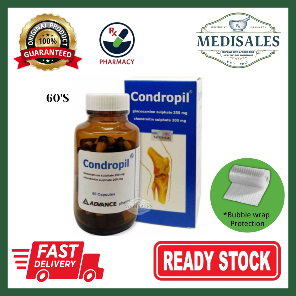 CONDROPIL (GLUCOSAMINE + CHONDROITIN) 60'S (EXP 04/2027) | Shopee Malaysia