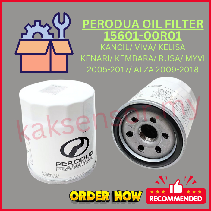 PERODUA OIL FILTER 15601-00R01 Myvi Old Myvi Lagi Best Viva Alza Kancil ...