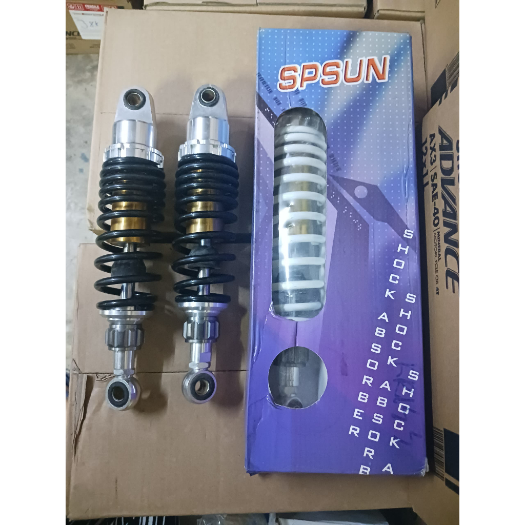 REAR ABSORBER SP SUN EX5/WAVE/SRL110/SMASH (330/280) WHITE/BLACK ...