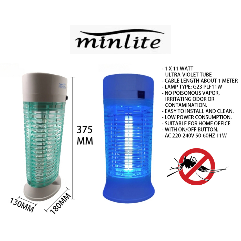 MINLITE KHIND Mosquito Killer Tower ULTRA VIOLET TUBE | Aedes Buster ...