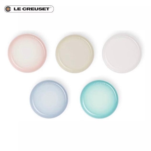 [RM610 after 10% cashback off] LE CREUSET Pastel Rainbow Sphere Plate ...