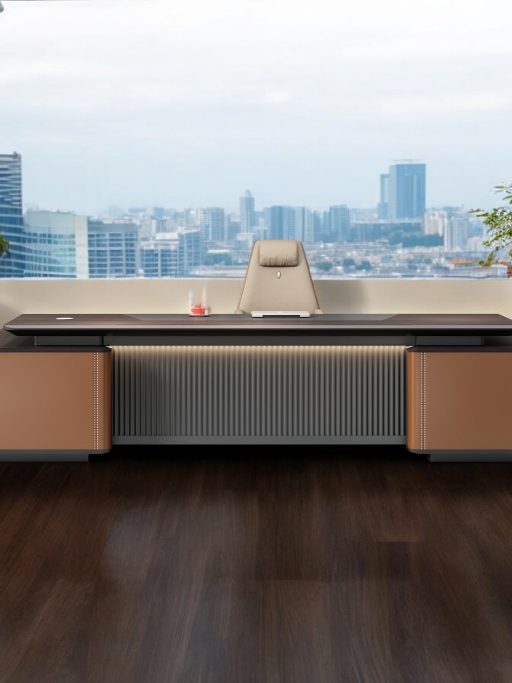 Upgrade Your Office Aesthetic with a Stylish Director Table | Shopee ...
