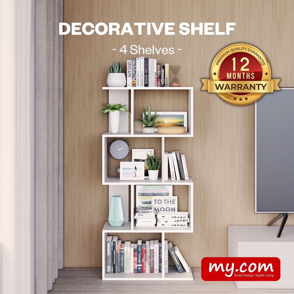 Rak Hiasan 4 Tingkat/4 Tier Decorative Shelf my.com/Multipurpose Shelf ...