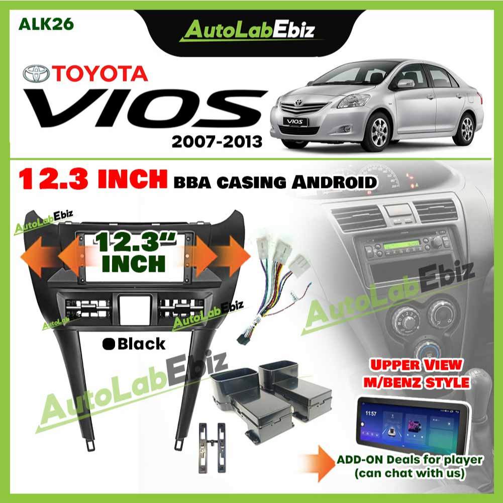 Toyota Vios ncp93 2007-2013 - 12.3 inch BBA Casing Android with socket ...