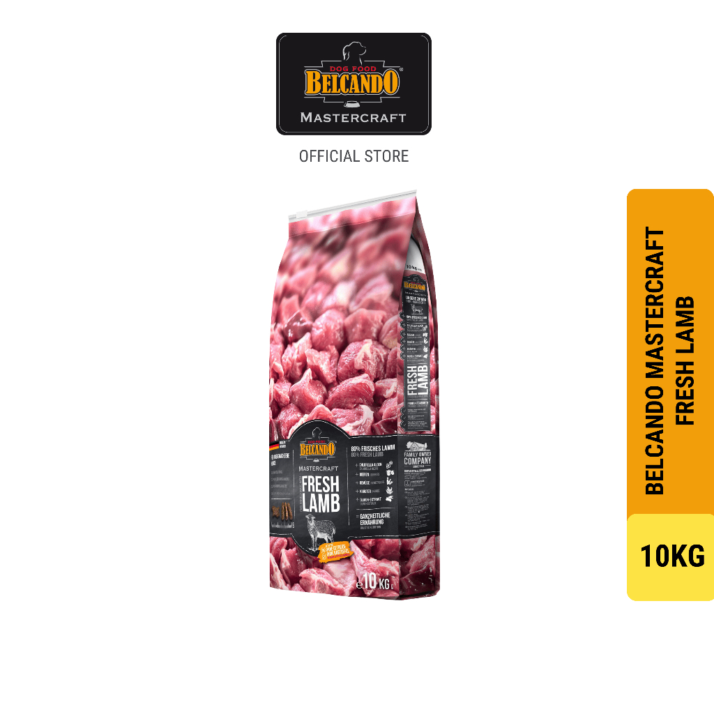 Belcando Mastercraft Dog Food - Fresh Lamb Dry Food (10KG) | Shopee ...