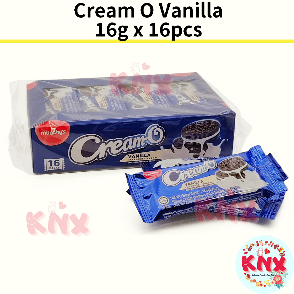 (Outer) Munchy’s Kue sandwic Vanila Coklat | Cream O Vanilla Flavoured ...