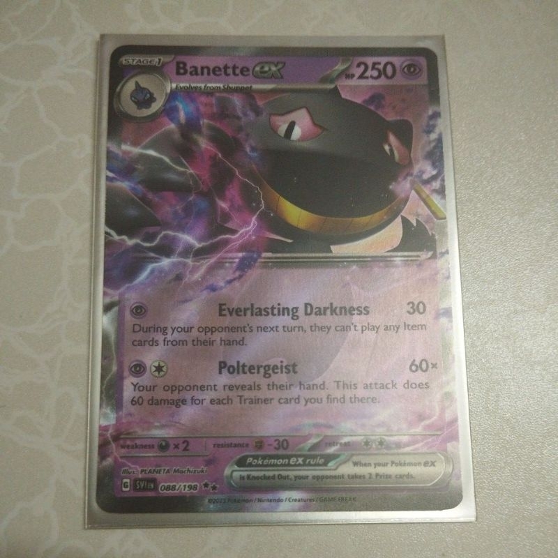 Original Pokémon TCG - Banette Ex 088/198 | Shopee Malaysia