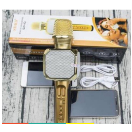 Magic Karaoke Sound Wireless Bluetooth Microphone SDRD Microphone (SD ...