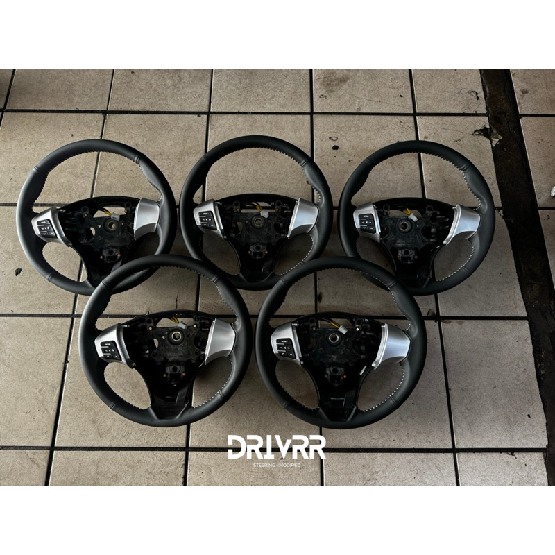 Perodua Bezza Axia Leather Steering Wheel With Button | Shopee Malaysia