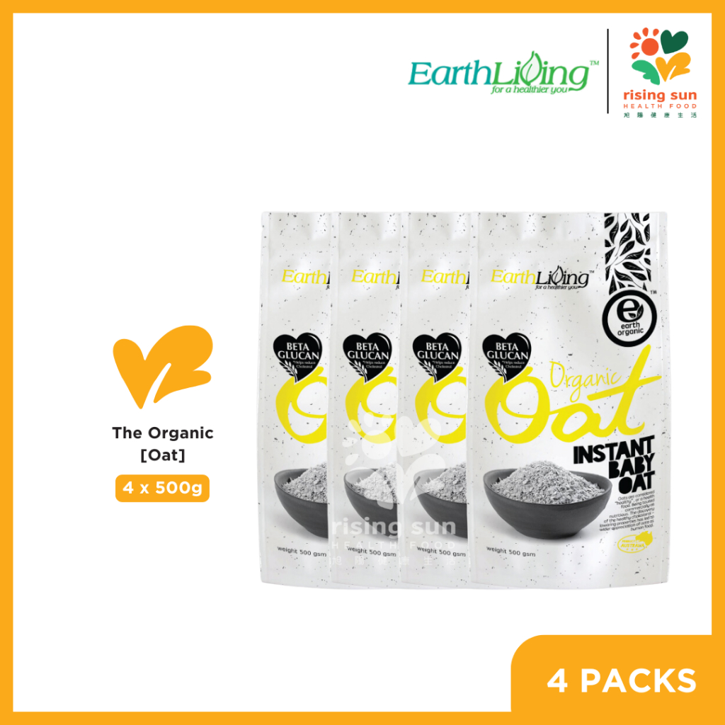 Earth Living Oat Bayi Segera Organik (Organic Instant Baby Oat) 500g x ...