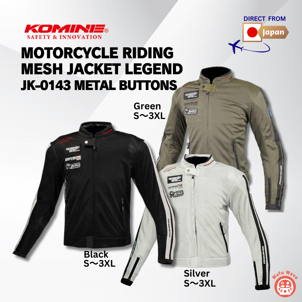 KOMINE Motorcycle JK-0143 Riding Mesh Jacket 07-0143 | Shopee Malaysia