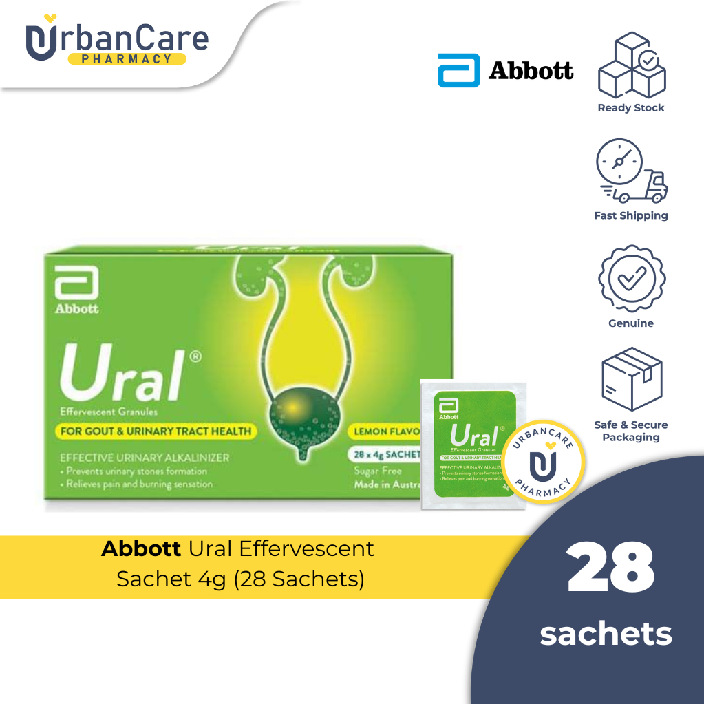 Abbott Ural Effervescent Sachet 4g (28 Sachets) | Shopee Malaysia