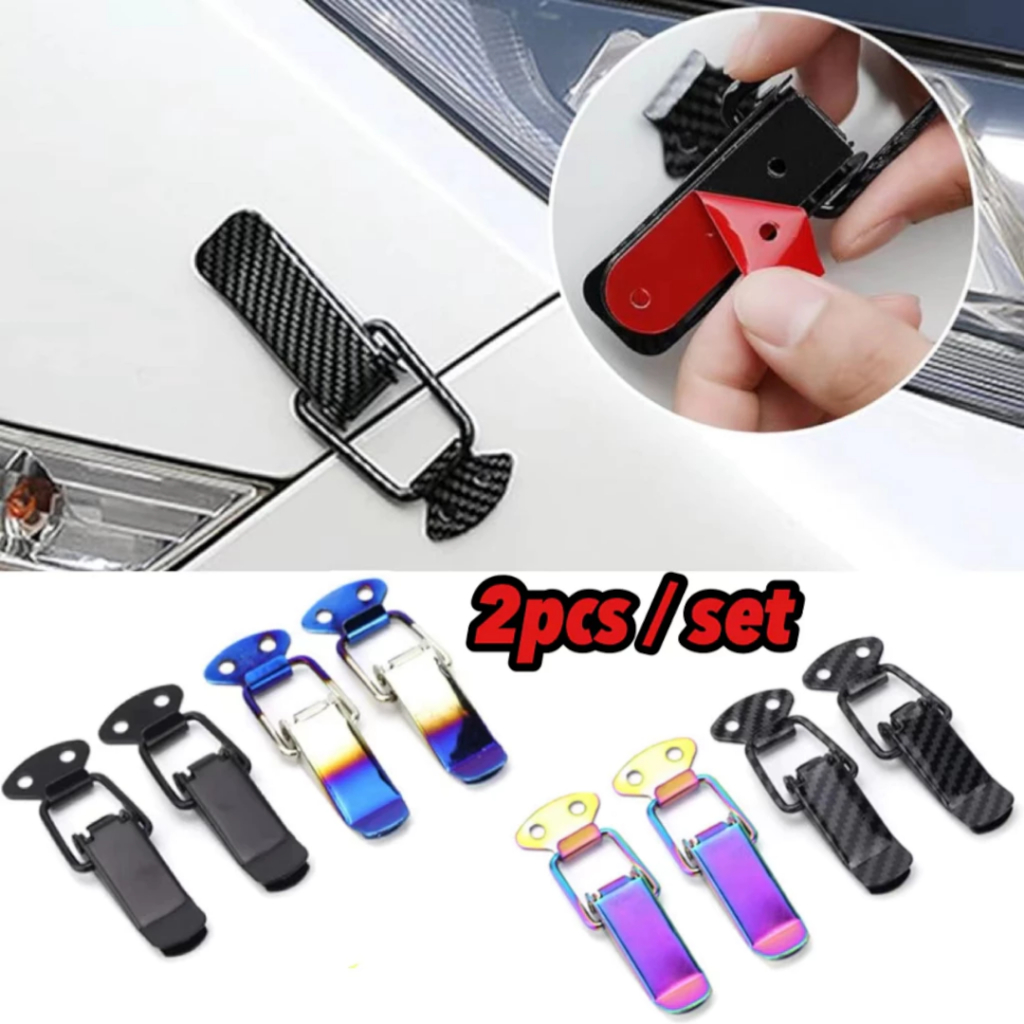 1pair Car Front Rear Bumper Clip Lock Quick Release Fasterner Device ...