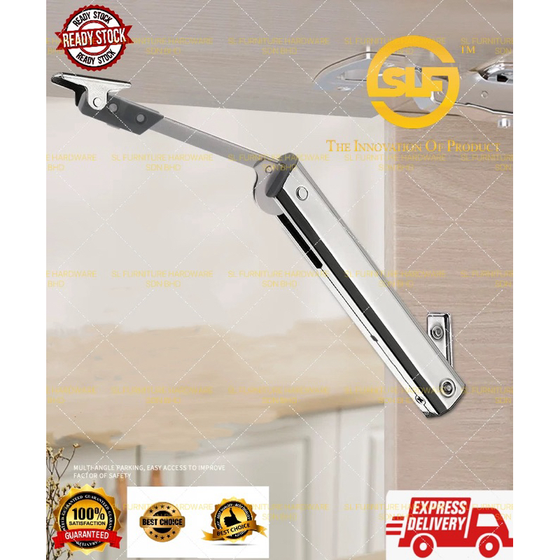 SLF Quality Hydraulic Cabinet Stay Random Stop Soft Closing Kitchen ...