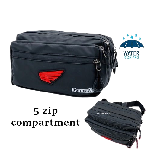 Waterproof Waist Bag Pouch Bag Kalis Air Pouch bag Beg Pinggang Lelaki ...