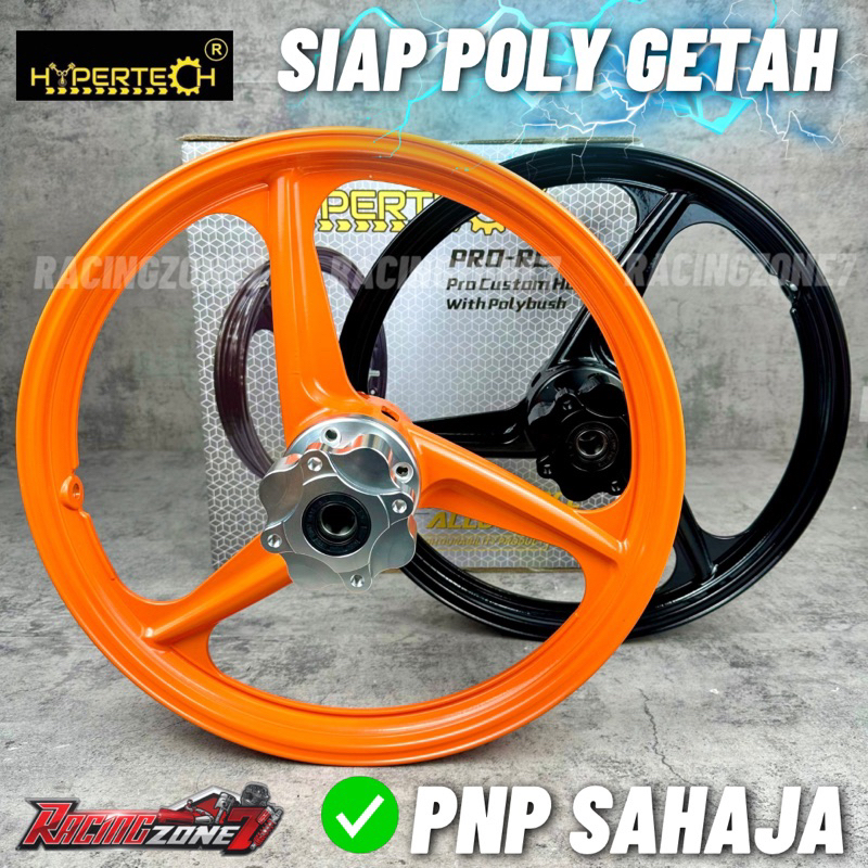 “Siap Poly Getah” HYPERTECH CUSTOM 3 BATANG SPORT RIM Pro RC3/ Y15ZR ...