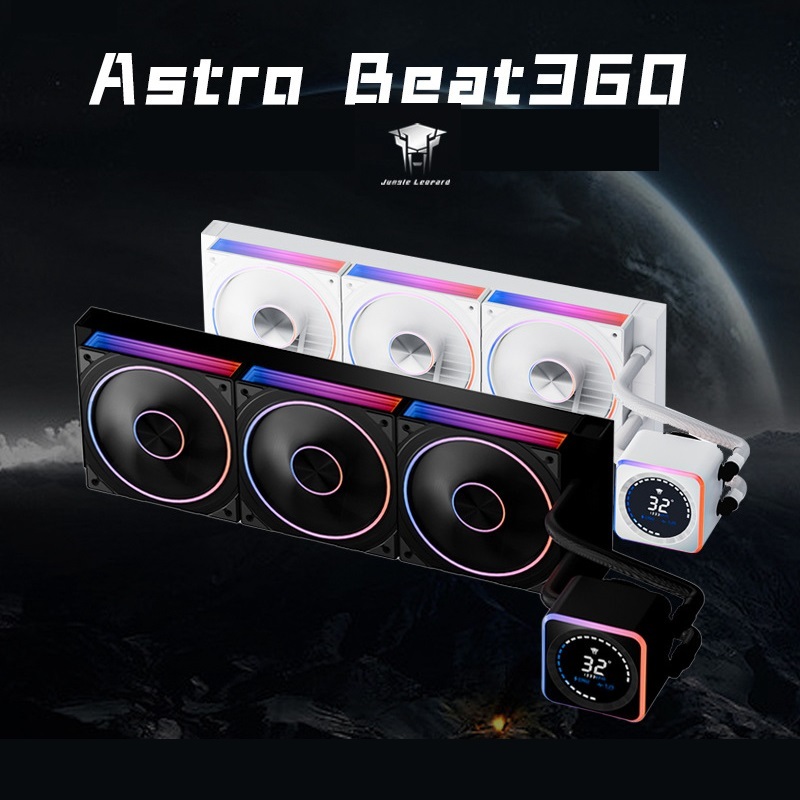 Jungle Leopard AstroBeat Digital CPU Aio Cooler 240mm 360mm Black ...