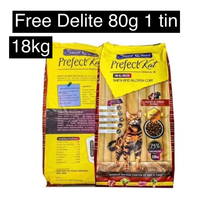 Smart Choice Prefect Kat Cat Food 18kg | Shopee Malaysia
