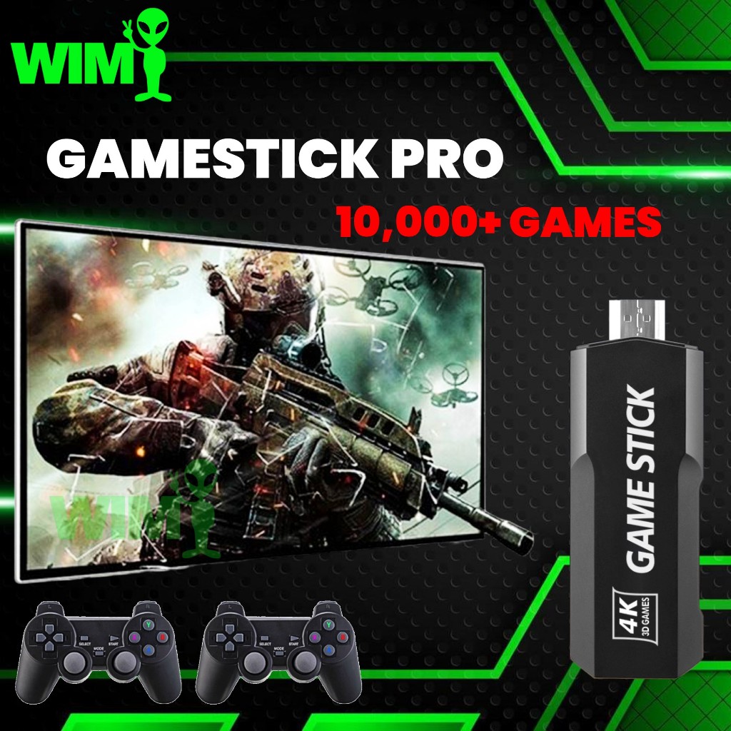 10k Games HD 4K Game Stick PRO Video Game Console Classic Double ...
