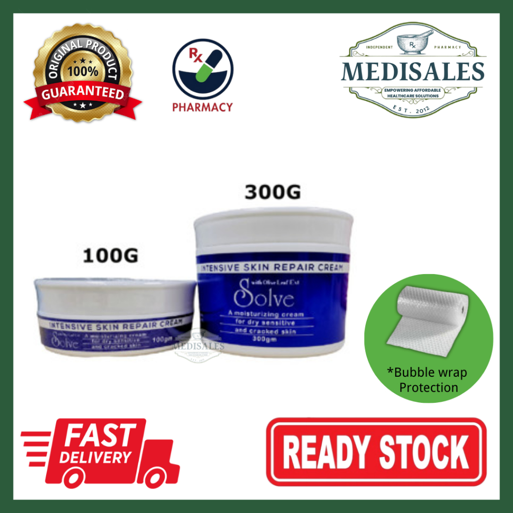 SOLVE INTENSIVE SKIN REPAIR CREAM WITH OLIVE LEAF EXTRACT 100G | 300G ...