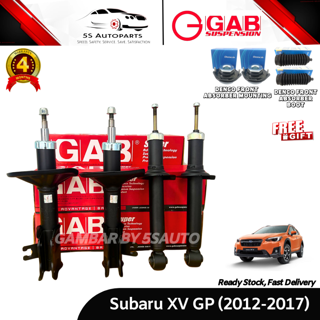 GAB Subaru XV GP (2012-2017) Gas Front (Depan) & Rear (Belakang ...