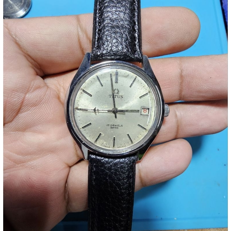 TITUS WATCH ORIGINAL MANUAL WINDING swiss made | Shopee Malaysia