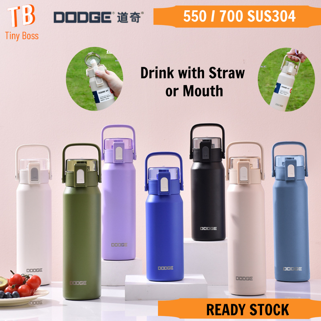 Dodge SUS304 Thermos Tumbler Bottle 700ML Flask Water Bottle with Straw ...