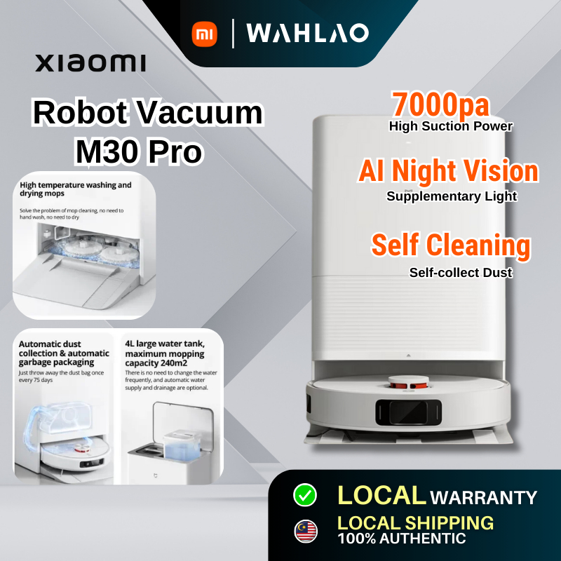 Xiaomi Automatic Self Cleaning Robot Vacuum Cleaner M30 Pro Innovative ...