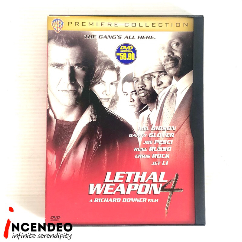 Lethal Weapon 4 DVD Movie (2001) | Shopee Malaysia