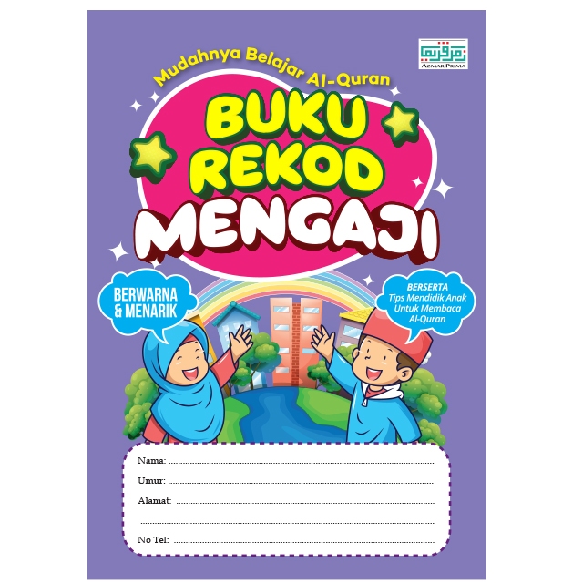 Azmar Prima Buku Rekod Mengaji - Mudahnya Belajar Al-Quran | Shopee ...
