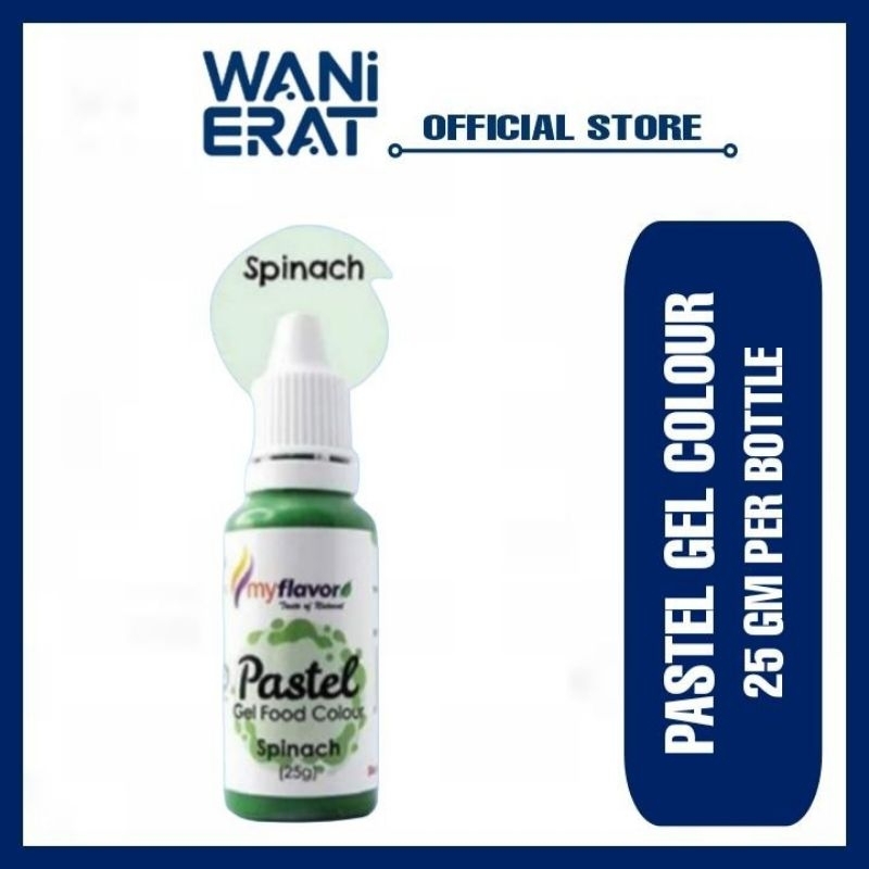 MY FLAVOR PASTEL GEL FOOD COLOUR - SPINACH | FOOD COLOURING | GEL ...