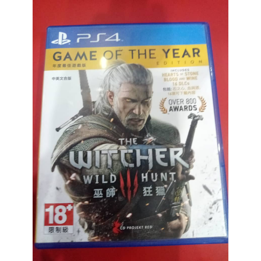 Used PS4 The Witcher 3 R3 Chinese/English | Shopee Malaysia