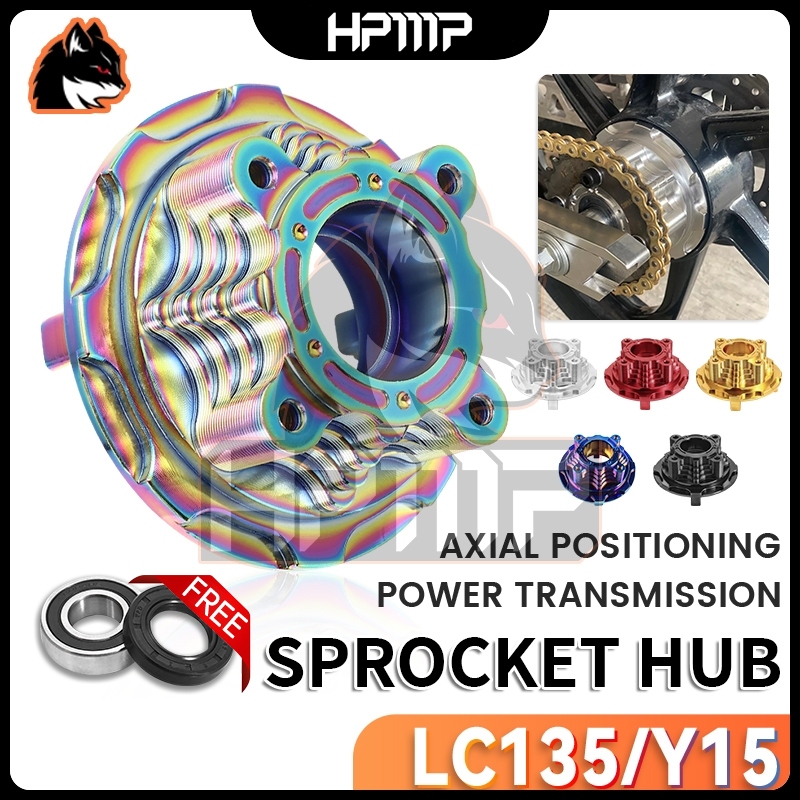 Y15ZR V1 V2 LC135 5S 4S Spoket Hub Motorcycle CNC Alloy Forged Sprocket ...
