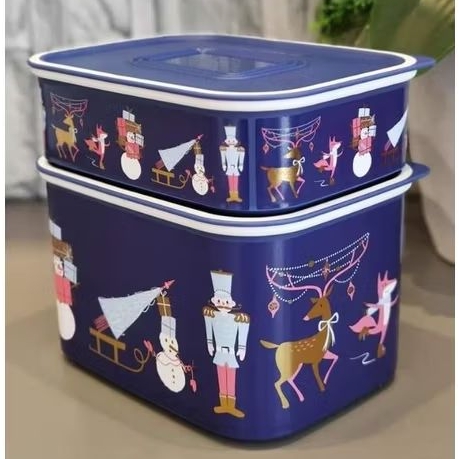 TUPPERWARE Winter Fantasy Baseline Set (2 PCS) | Food Storage | Shopee ...