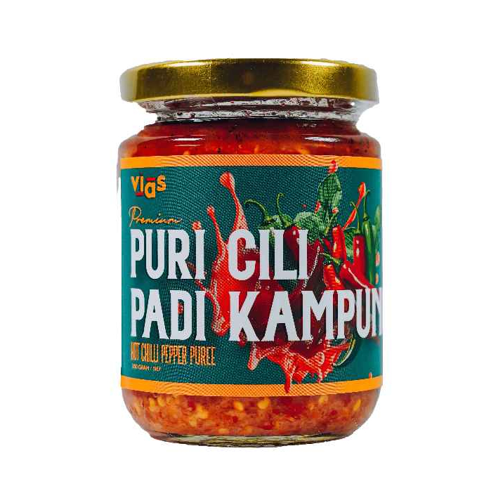 VIAS - Extra Hot Chili Pepper Puree / Cili Padi Kisar 250gram | Shopee ...