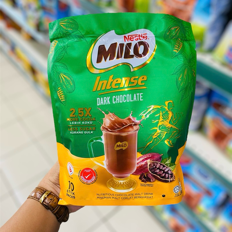 MILO Intense Dark Chocolate Pouch (33g x 10s) | Shopee Malaysia