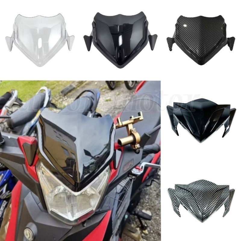 SYM VF3I 185 V1 V2 VISOR COWLING VISOR CAP SYM 185 VF3I | Shopee Malaysia